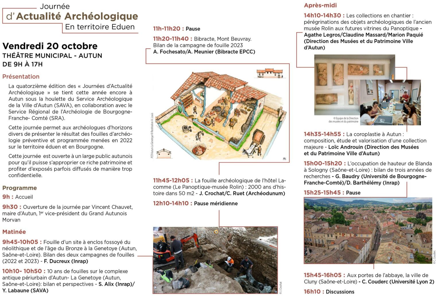 Journée d'actualité archéologique en territoire Eduen - Archeodunum ...